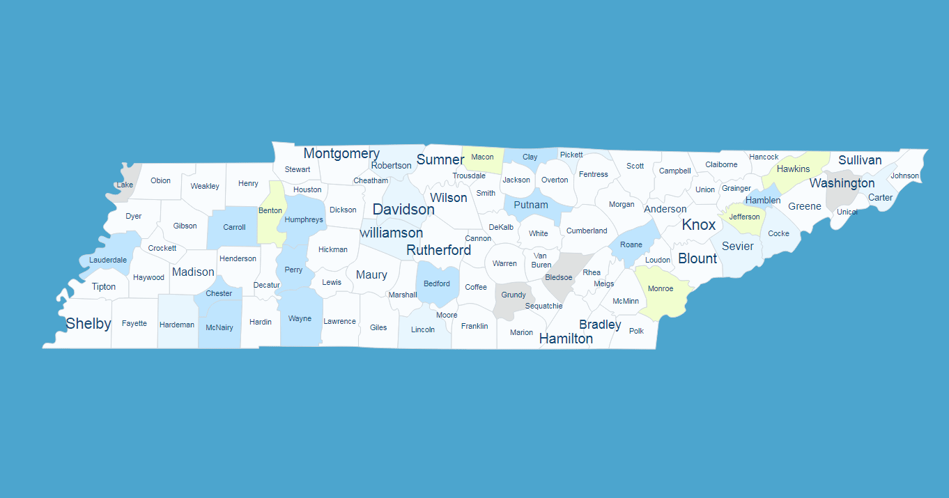 Interactive Map of Tennessee [WordPress Plugin]